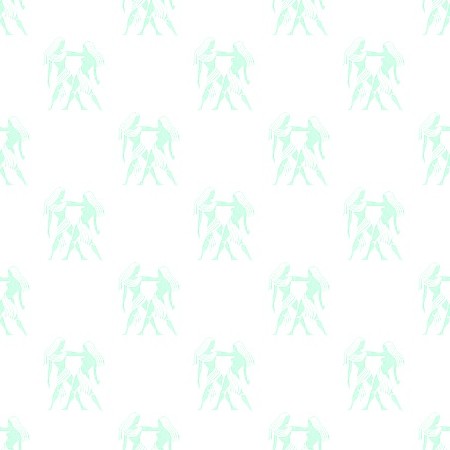 Green Gemini Astrology Watermark On White Background Image, Wallpaper ...