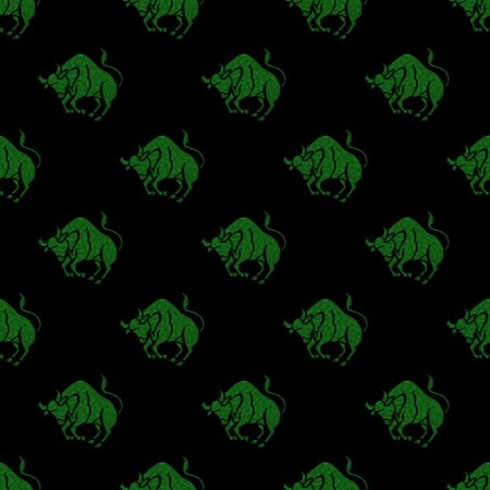 Green Taurus Astrology On Black Background Image, Wallpaper or Texture ...