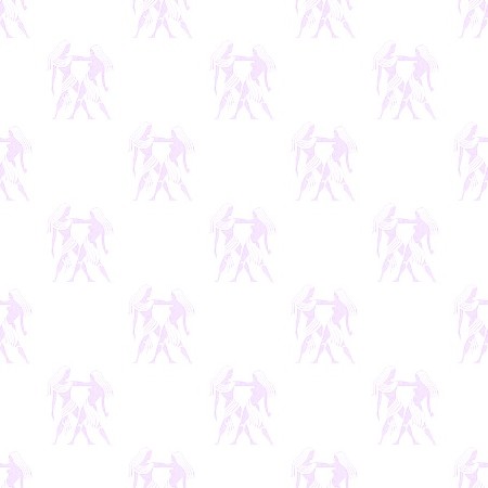 Purple Gemini Astrology Watermark On White Background Image, Wallpaper ...