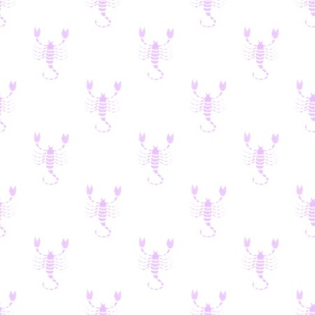 Purple Scorpio Astrology Watermark On White Background Image, Wallpaper ...