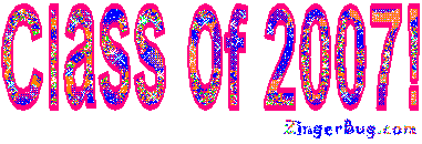 Class Of 2007 red Glitter Text Graphic Glitter Graphic, Greeting ...