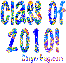 Class Of 2010 blue orange Glitter Text Graphic Glitter Graphic ...