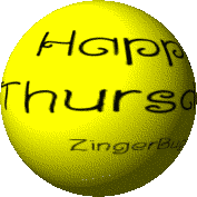 Happy Thursday Spinning Smiley Face Glitter Graphic, Greeting, Comment ...
