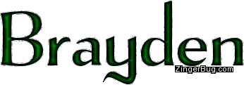 Brayden Green Glitter Name Glitter Graphic, Greeting, Comment, Meme or GIF