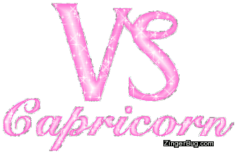 Capricorn Pink Bubble Glitter Astrology Sign Glitter Graphic, Greeting ...