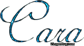 Cara Aqua Glitter Name Glitter Graphic, Greeting, Comment, Meme or GIF