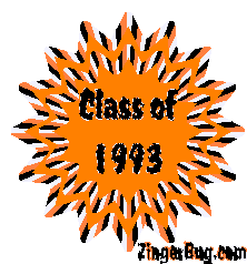Class Of 1993 Orange Starburst Glitter Graphic Glitter Graphic ...