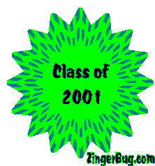 Class Of 2001 Green Blinking Starburst Glitter Graphic Glitter Graphic ...