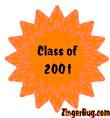 Class Of 2001 Orange Blinking Starburst Glitter Graphic Glitter Graphic ...