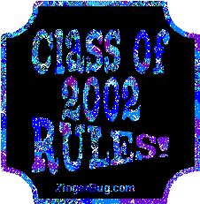 Class Of 2002 Rules Blue Plaque Glitter Graphic Glitter Graphic ...
