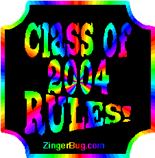 Class Of 2004 Rules Rainbow Plaque Glitter Graphic Glitter Graphic ...