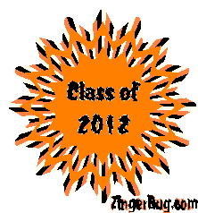 Class Of 2012 Orange Starburst Glitter Graphic Glitter Graphic ...