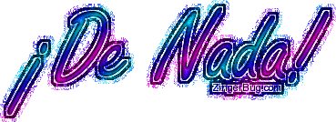 De Nada Pink Blue Glitter Text Graphic Glitter Graphic, Greeting ...