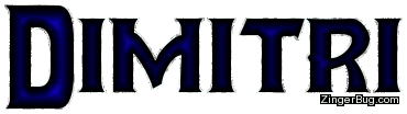 Dimitri Blue Glitter Name Glitter Graphic, Greeting, Comment, Meme or GIF