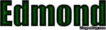 Edmond Green Glitter Name Glitter Graphic, Greeting, Comment, Meme or GIF