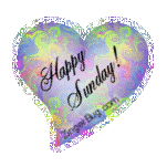 Happy Sunday Paisley Heart Glitter Graphic Glitter Graphic, Greeting ...