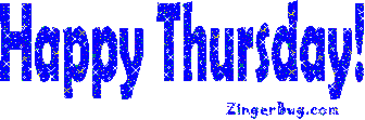 Happy Thursday Comments and Glitter Graphics