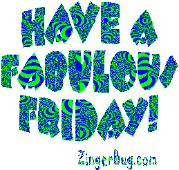 Have A Fabulous Friday Green Glitter Glitter Graphic, Greeting, Comment ...