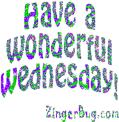 Have A Wonderful Wednesday Glitter Text Glitter Graphic, Greeting ...