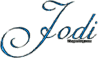 Jodi Blue Glitter Name Glitter Graphic, Greeting, Comment, Meme or GIF