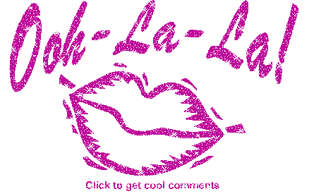Ooh La La Glitter Text Glitter Graphic, Greeting, Comment, Meme or GIF