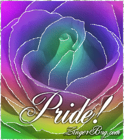 Pride Rose Glitter Graphic Glitter Graphic, Greeting, Comment, Meme or GIF