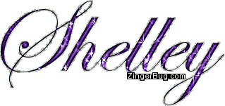 Shelley Purple Glitter Name Glitter Graphic, Greeting, Comment, Meme or GIF