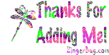 Thanks For Adding Me Graphics