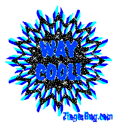 Way Cool Snowflake Starburst Glitter Graphic, Greeting, Comment, Meme ...