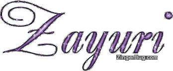 Zayuri Lavender Glitter Name Glitter Graphic, Greeting, Comment, Meme ...