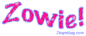 Zowie Pink Purple Glitter Wiggle Glitter Graphic, Greeting, Comment ...