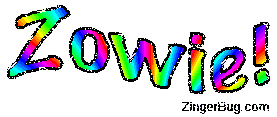 Zowie Rainbow Wiggle Glitter Graphic Glitter Graphic, Greeting, Comment ...