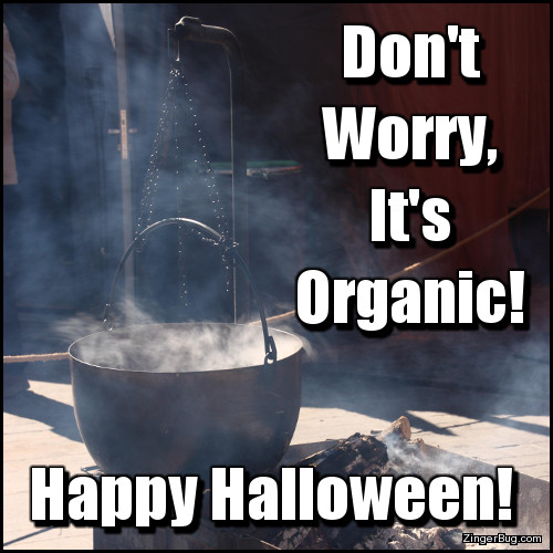 Organic Witches Brew Halloween Meme Glitter Graphic, Greeting, Comment ...
